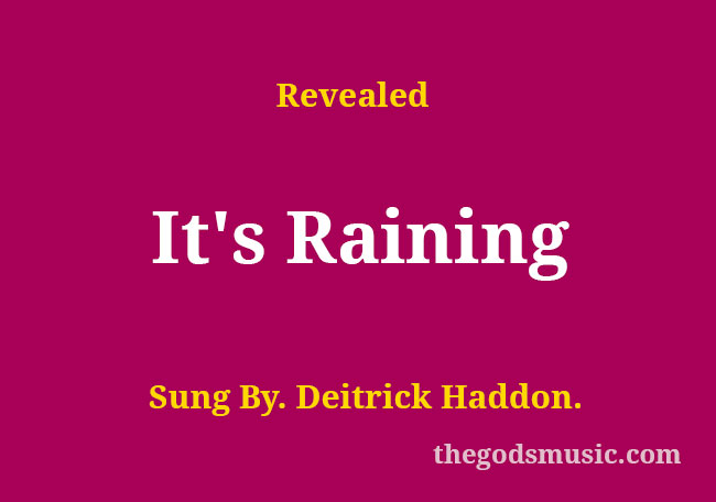 It's Raining Song Lyrics