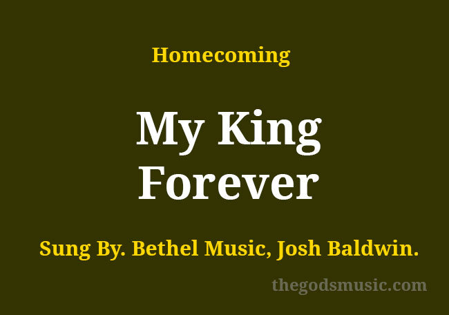 My King Forever Song Lyrics