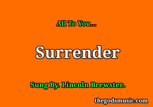 Surrender Song Lyrics