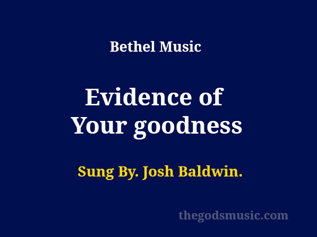 Evidence Song Lyrics