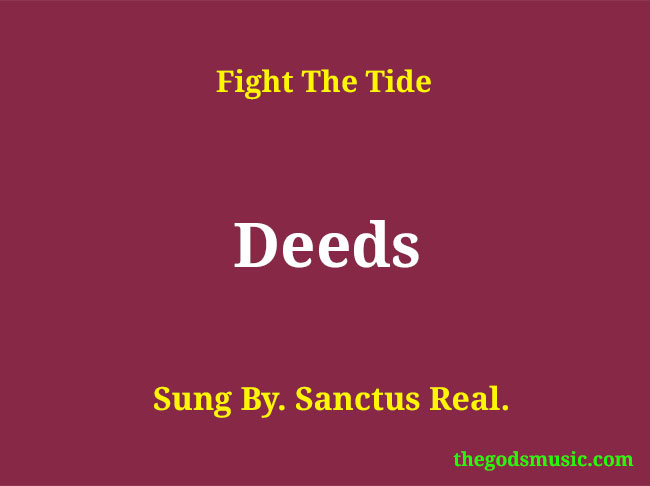Deeds Christian Song Lyrics