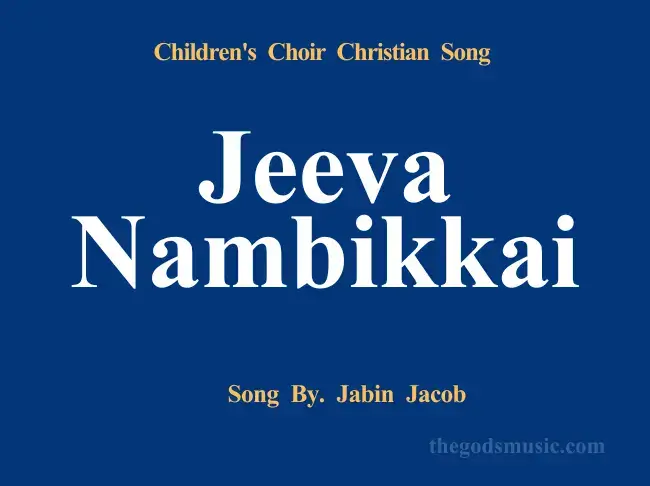 Jeeva Nambikkai – Jabin Jacob Song Lyrics
