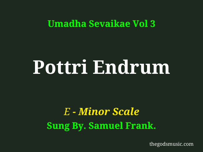 Pottri Endrum Keyboard Chords