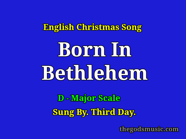 Born In Bethlehem Christian Keyboard Chords