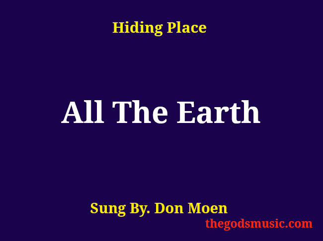 All The Earth Christian Song Lyrics