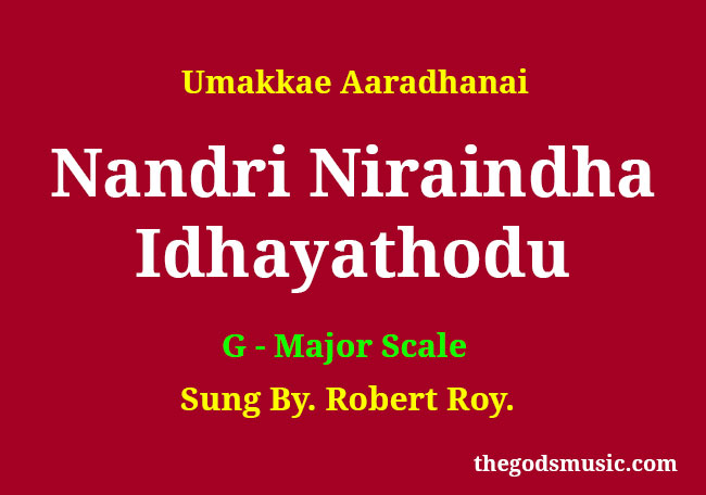 Nandri Niraindha Idhayathodu Keyboard Chords