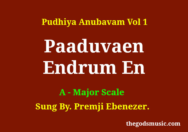 Paaduvaen Endrum En Keyboard Chords