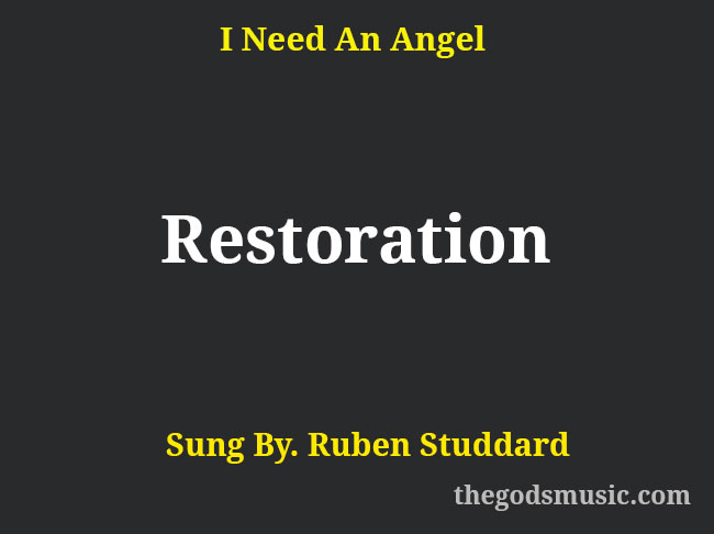 Restoration Christian Song Lyrics